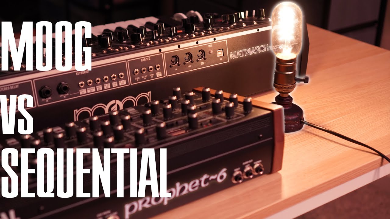 Moog Matriarch vs Sequential Prophet 6 [paraphonic or polyphonic] - YouTube