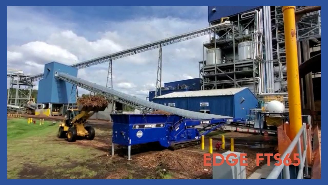 Edge FTS65 Feeder Tracked Stacker - YouTube
