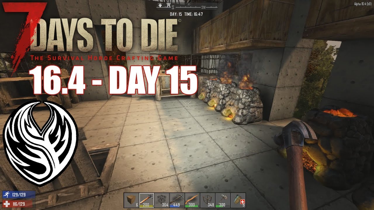 7DTD Alpha 16.4 | Day 15 - Back to the Base - YouTube