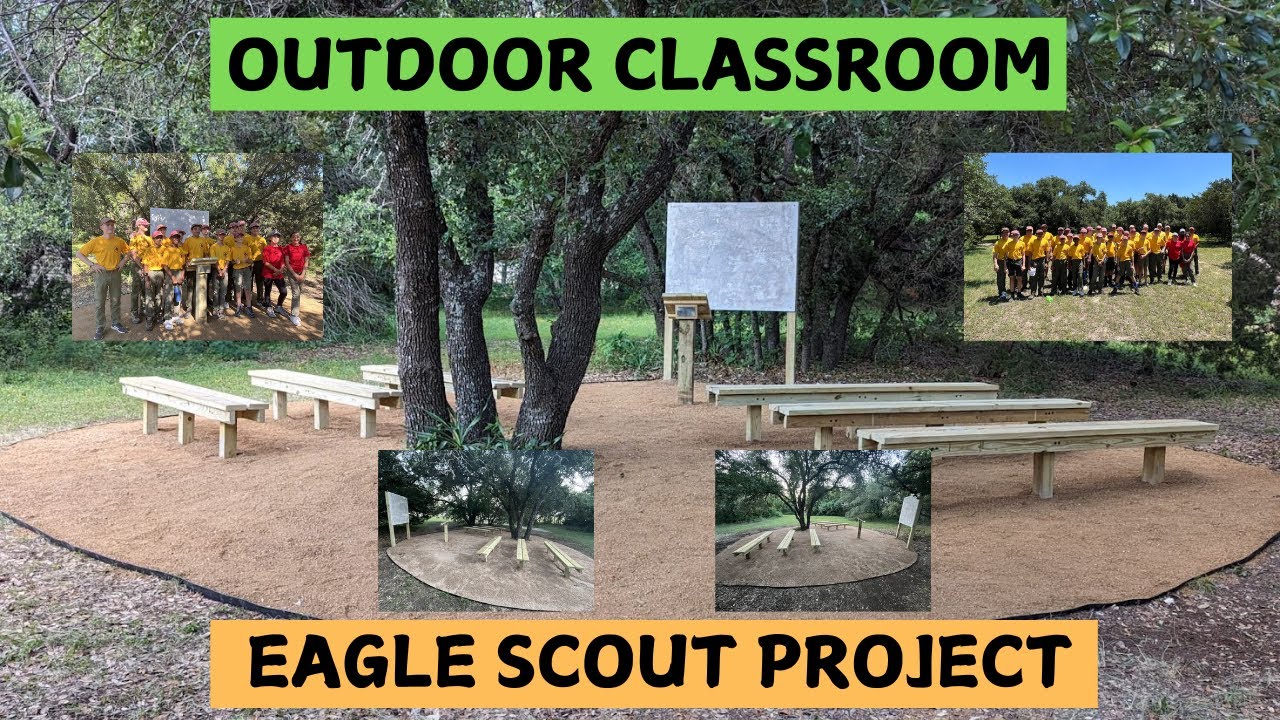 OUTDOOR CLASSROOM - Eagle Scout Project - YouTube