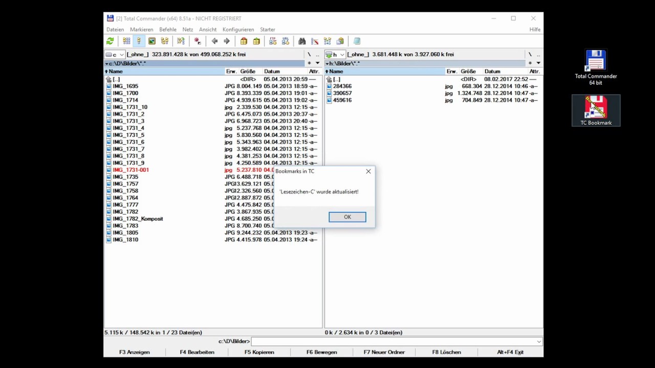 Total Commander Bookmarks - YouTube