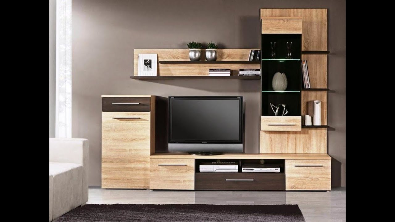 Desain Modern Rak TV Dinding Tempel Minimalis Terbaru - YouTube