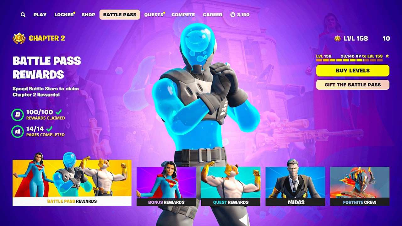 Fortnite Chapter 2 Remix Battle Pass Skins!! - YouTube