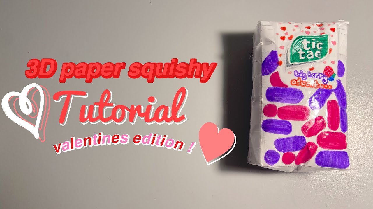3D paper squishy tutorial ! - YouTube
