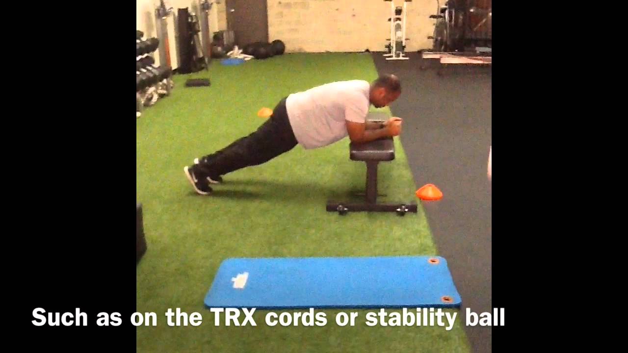 Regression and progression of a plank - YouTube