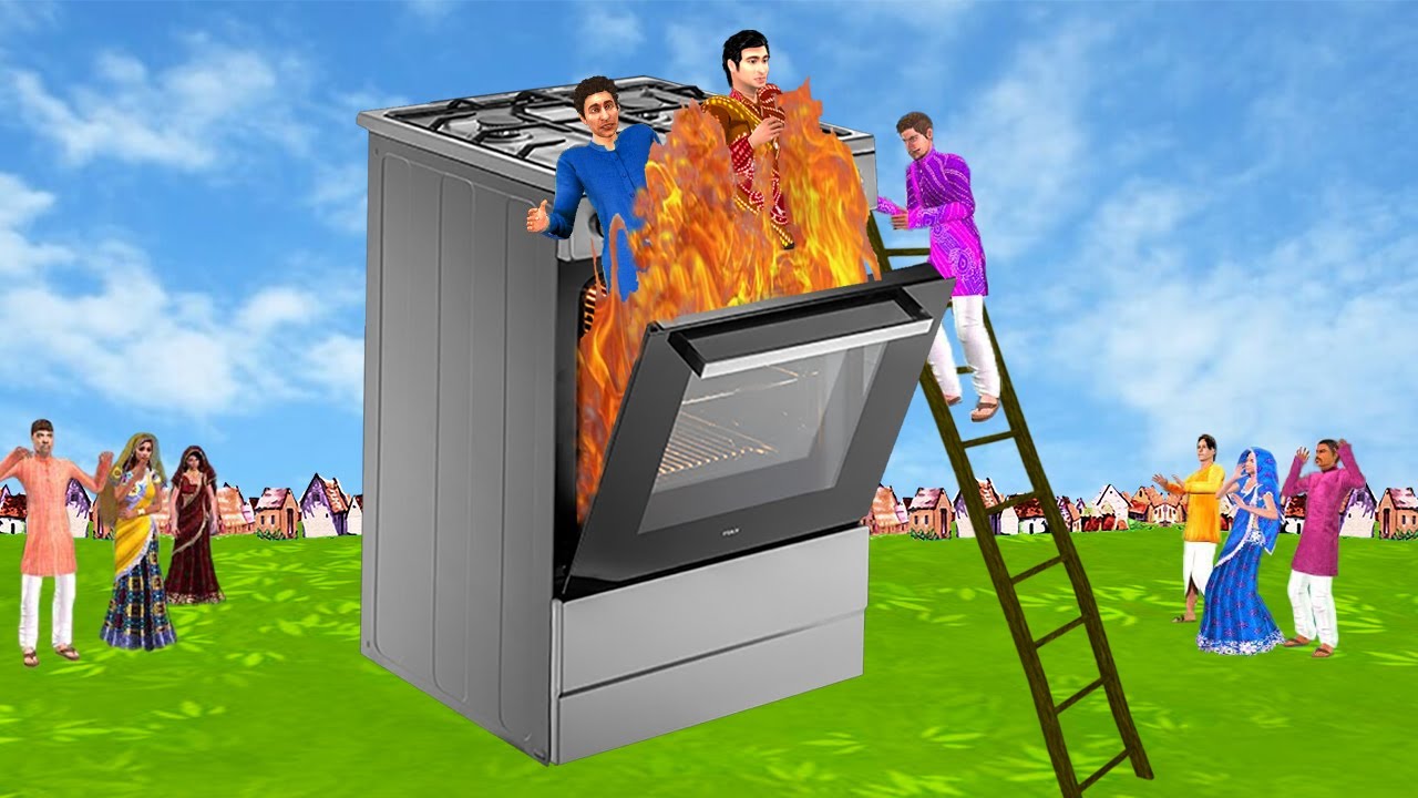 जदुई विशाल ओवन खेल Magical Giant Oven Game Funny Comedy Challenge ...