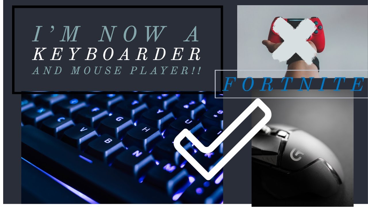 Becoming a keyboard and mouse player!! - YouTube