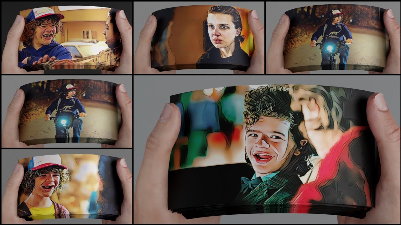 Dustin Grrr For 10 Minutes | Stranger Things Flipbook - YouTube