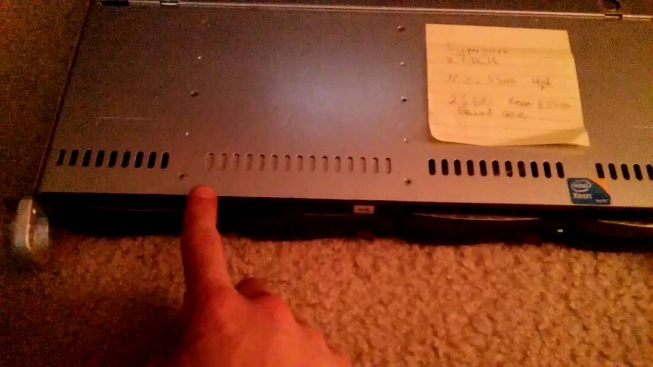 New Super Micro Super Server 3 Start Up. - YouTube