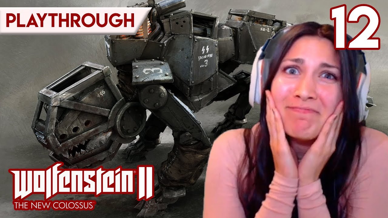 IM RIDING A ROBOT DOG | Wolfenstein II: The New Colossus Let's Play ...