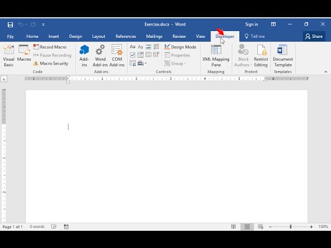 Insert a Date Picker Content Control with Title DATE and date ...