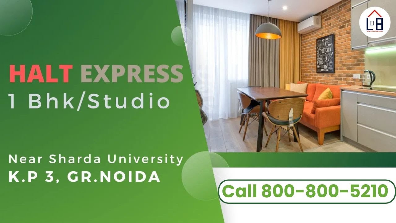 Halt Express near Sharda University at Knowledge park 3. Studio & 1 Bhk ...