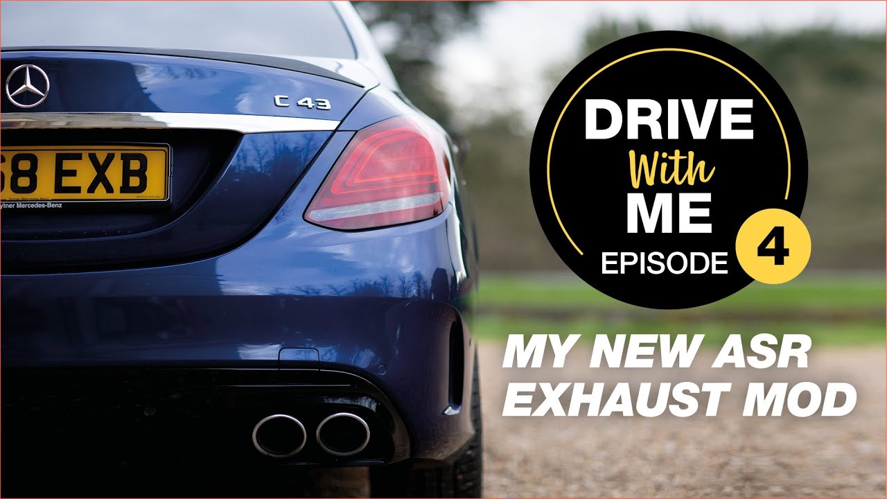 C43 AMG Pov drive with ASR module Exhaust flap mod - YouTube