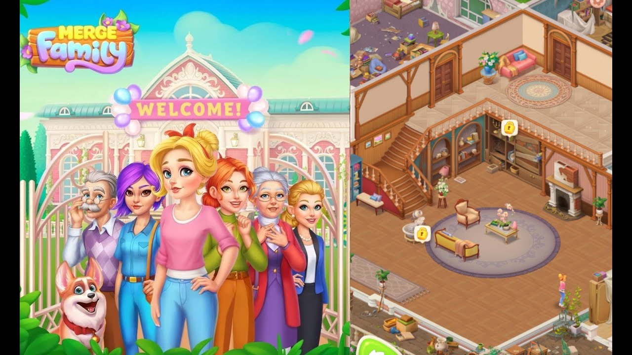 Merge Family🧁🍰 Level 18 Part 26🍫☕️ - YouTube