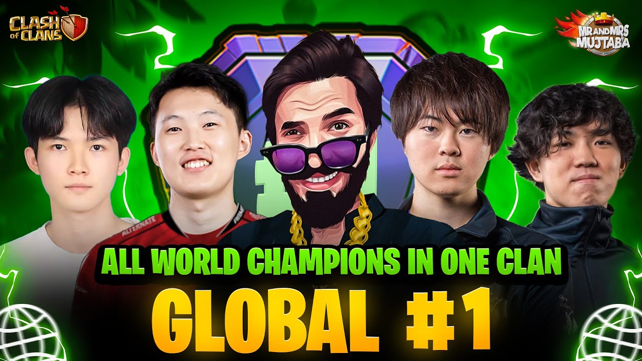 WORLD CHAMPIONS IN ONE CLAN | GLOBAL - 1 CLAN | STEPHANIE CUP - YouTube