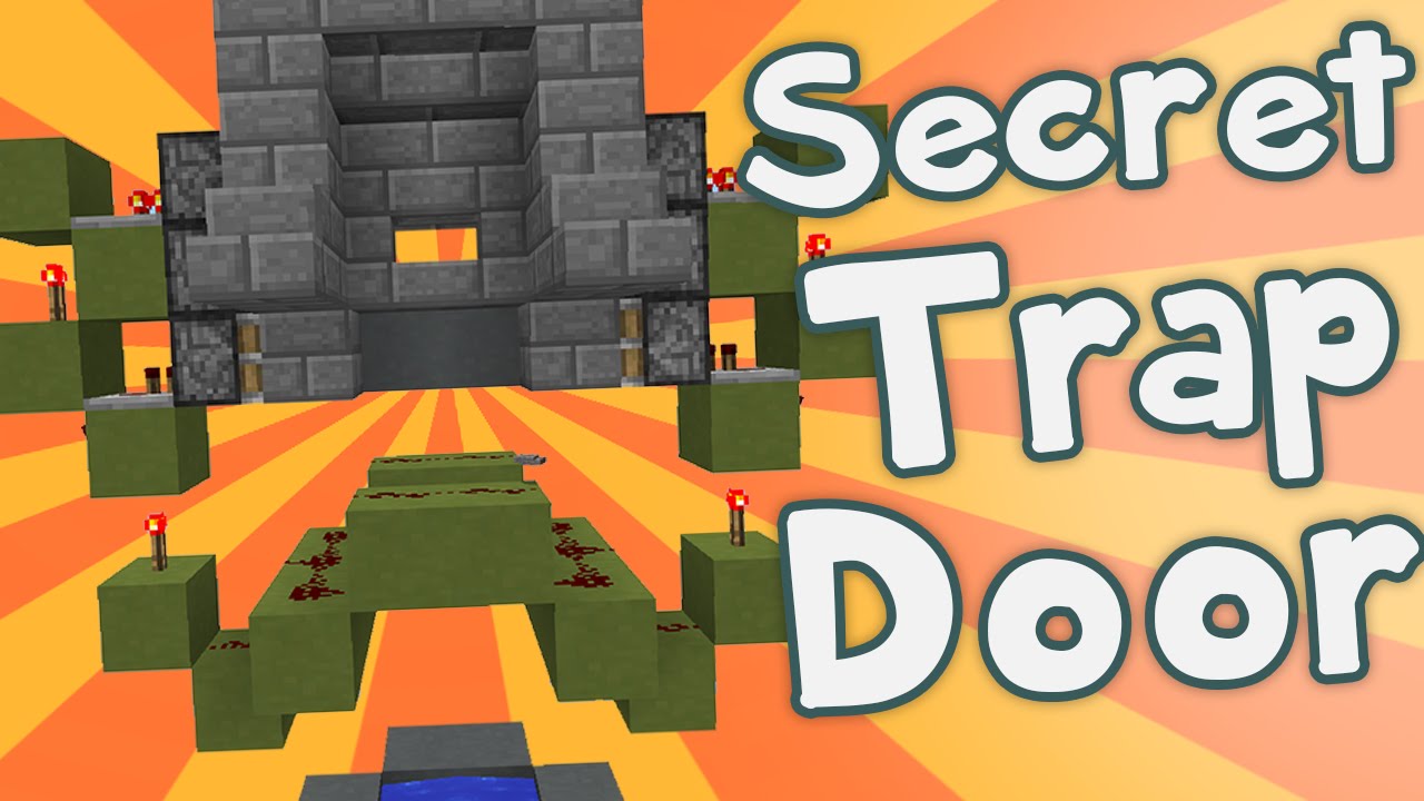Minecraft: Secret Trap Door - How To Build - YouTube