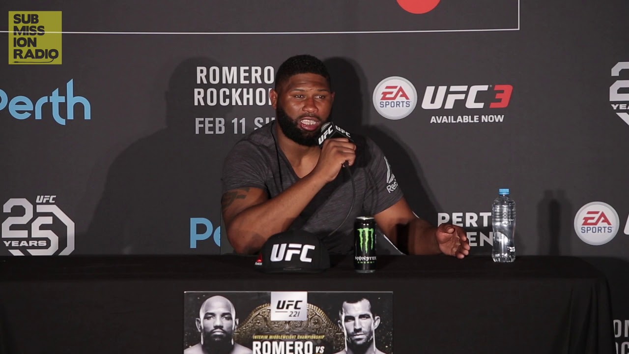 UFC 221: Curtis Blades Reacts to Win Over Mark Hunt Post-Fight - YouTube