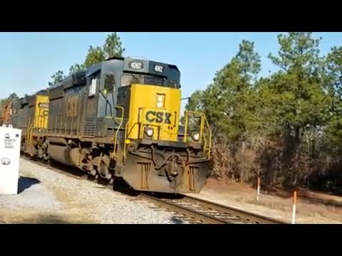 I found a video I took in 2017 CSX F756 at Gaston SC with 2 SD40-3 on the CSX S-Line - YouTube