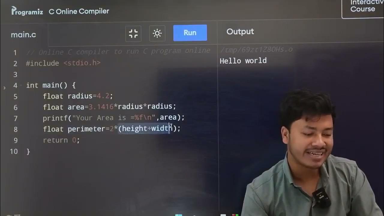 ict cls 12 c programming acs - YouTube