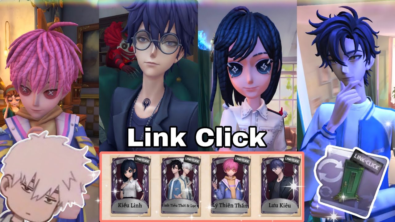 IdentityV | Mua 3 bộ skin Linkclick và review nội thất (game lậu) - YouTube