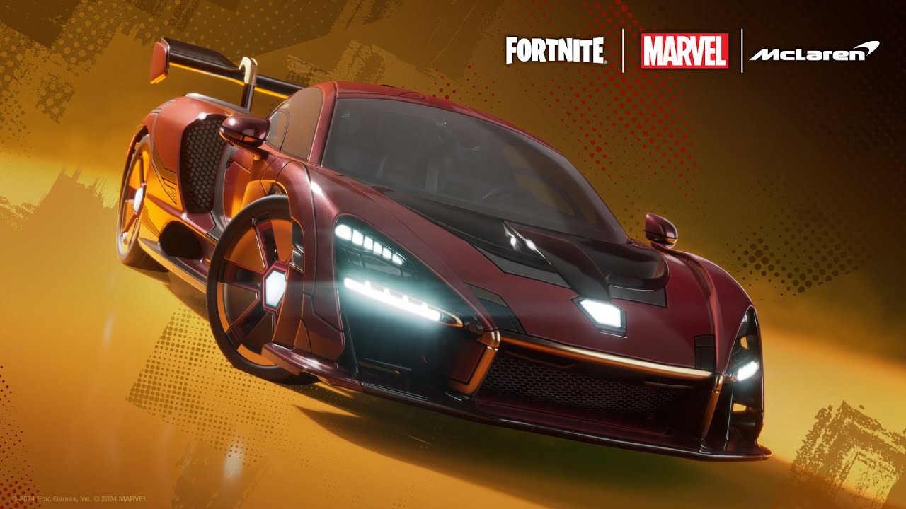 *NEW* FORTNITE ROCKET RACING CAR : MCLAREN - YouTube