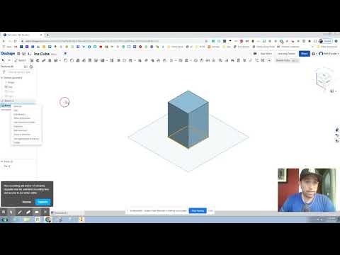 Make a Cube with Onshape - YouTube
