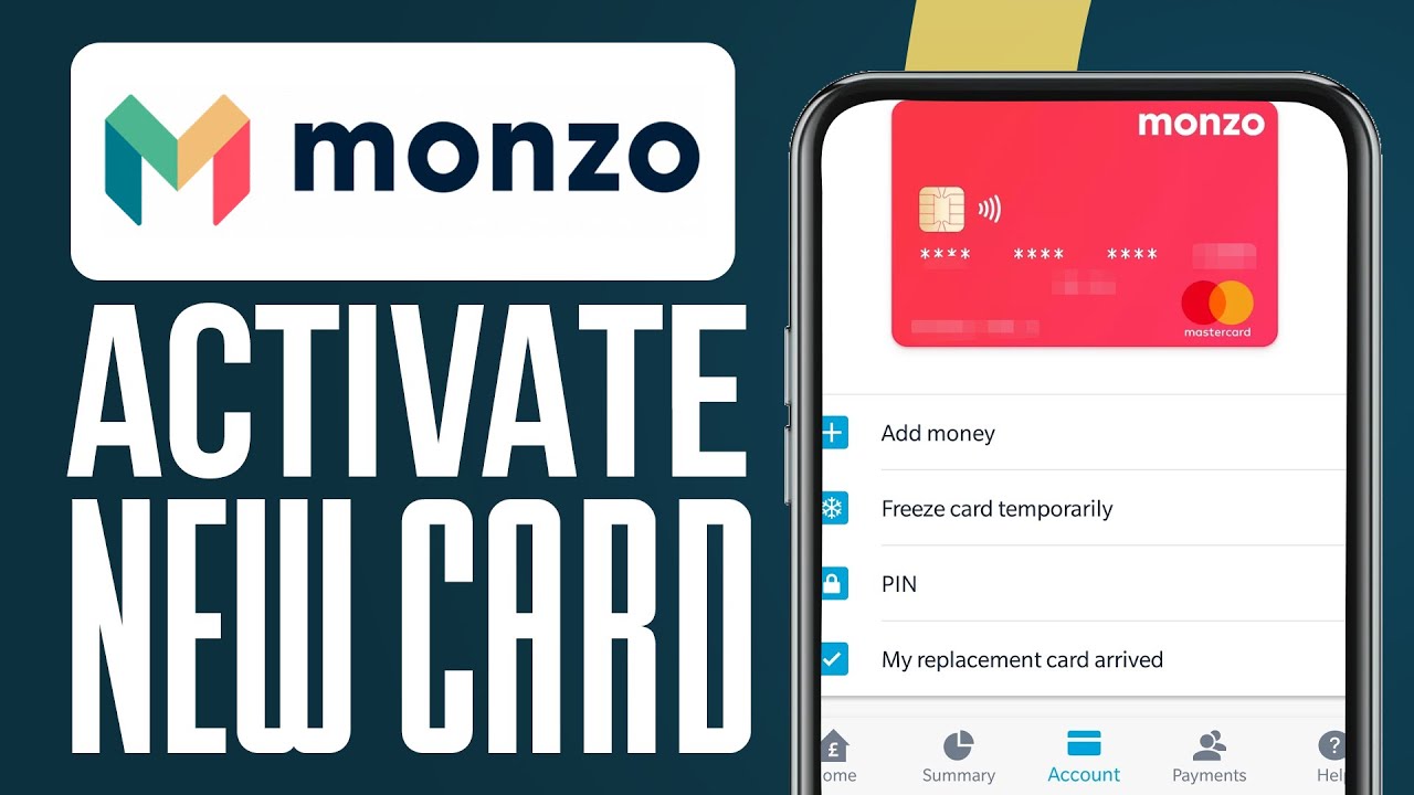 How To Activate New Monzo Card Using Monzo App (Easy!) - YouTube