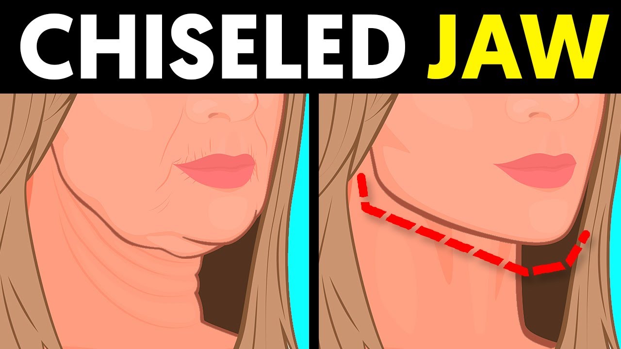 How To Burn Chin Fat and Get a Chiseled Jawline - YouTube