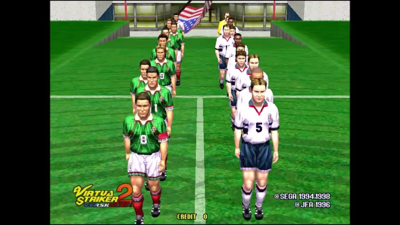 VIRTUA STRIKER 2 VERSION 99 – 1999 arcade retrogame longplay , FC Sega Playthrough credits - YouTube