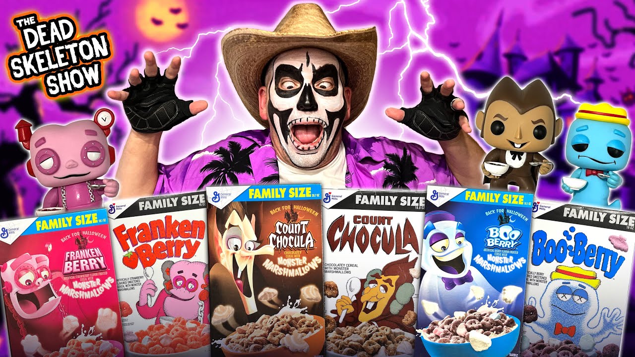 We Ate Expired Monster Cereal! Count Chocula, Franken Berry and Boo ...