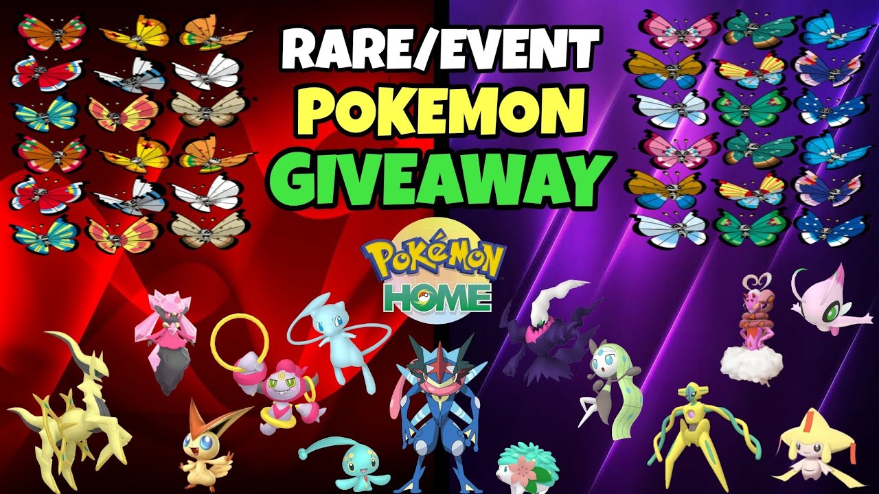 Pokémon HOME: Event/Shiny Pokémon Giveaway via GTS & DIRECT Trades! 🟣🔵🔴 ...