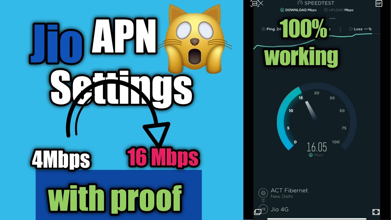 New Jio Apn Hack to boost Internet speed | How to Increase Jio Internet ...