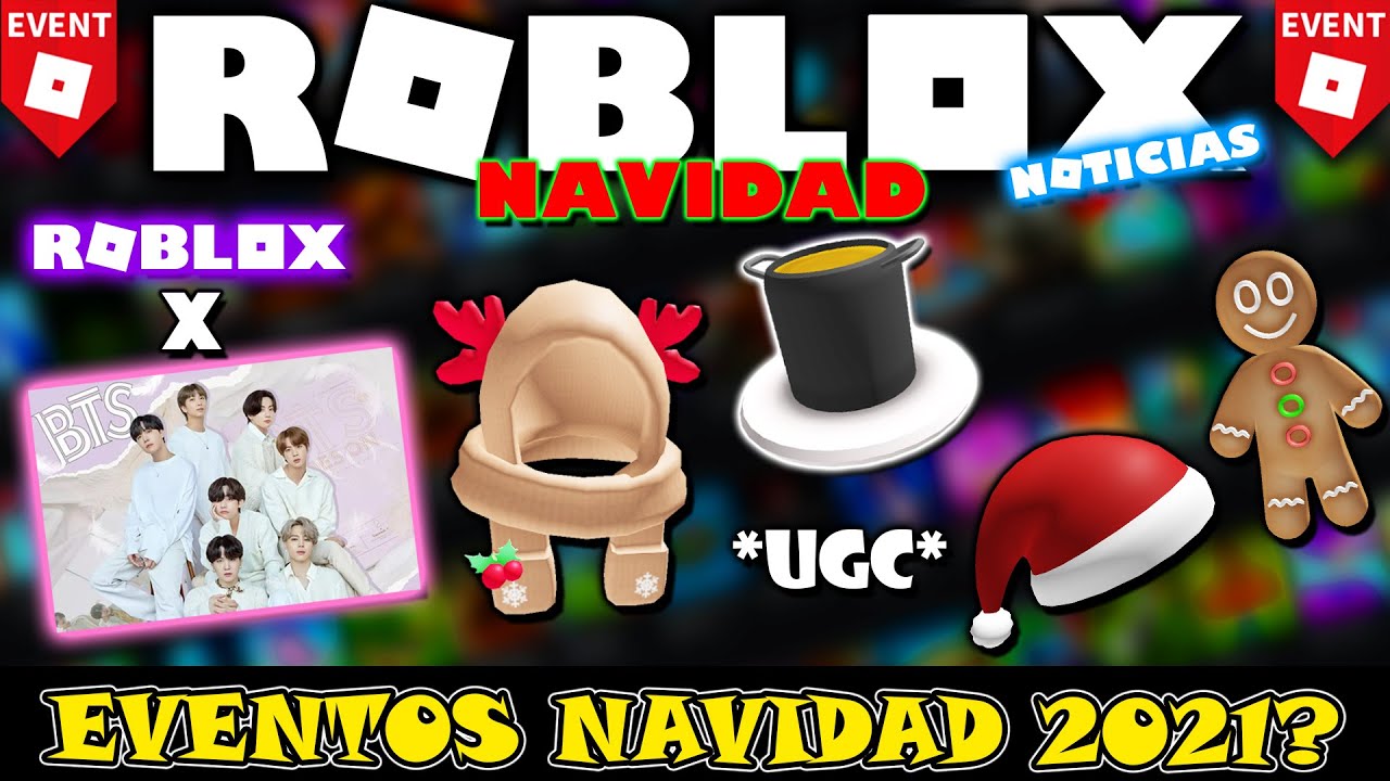 🎄 ROBLOX EVENTO DE NAVIDAD 2021? CONCIERTO "BTS" x ROBLOX! Accesorios ...