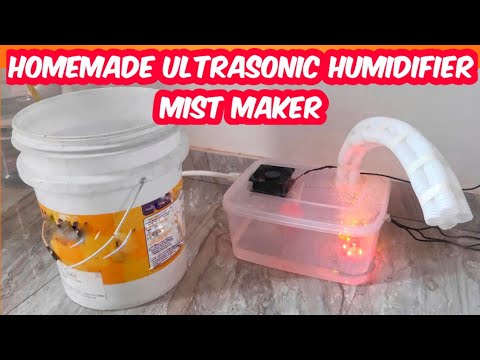 How to make an Ultrasonic Humidifier at home in Hindi | DIY Ultrasonic ...