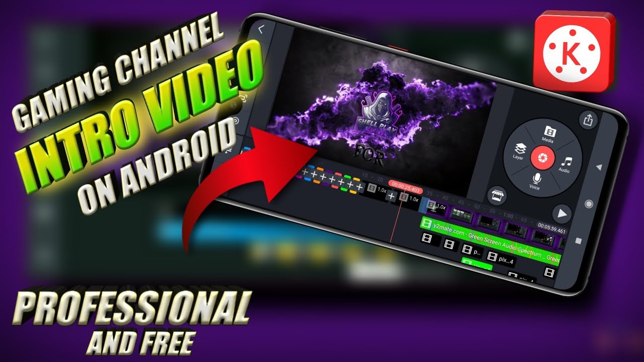 HOW TO MAKE GAMING INTRO in KINEMASTER tutorial ANDROID best gaming ...