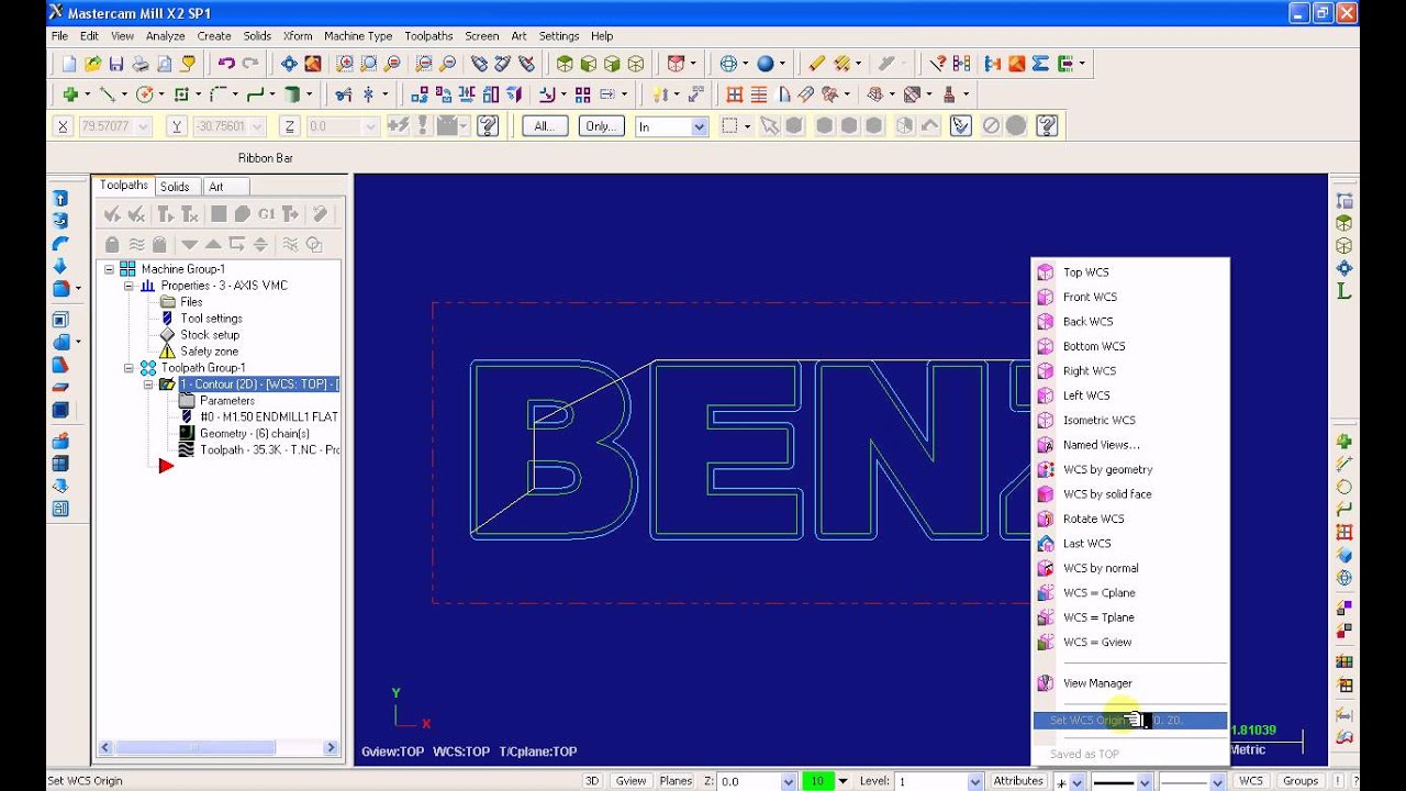 mastercam 01 - YouTube