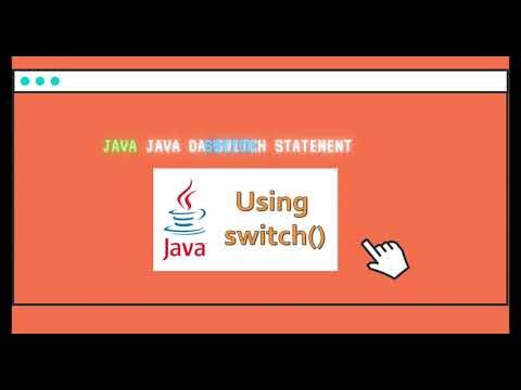Java da switch BILAN ISHLASH, switch statement NO WORDS! - YouTube