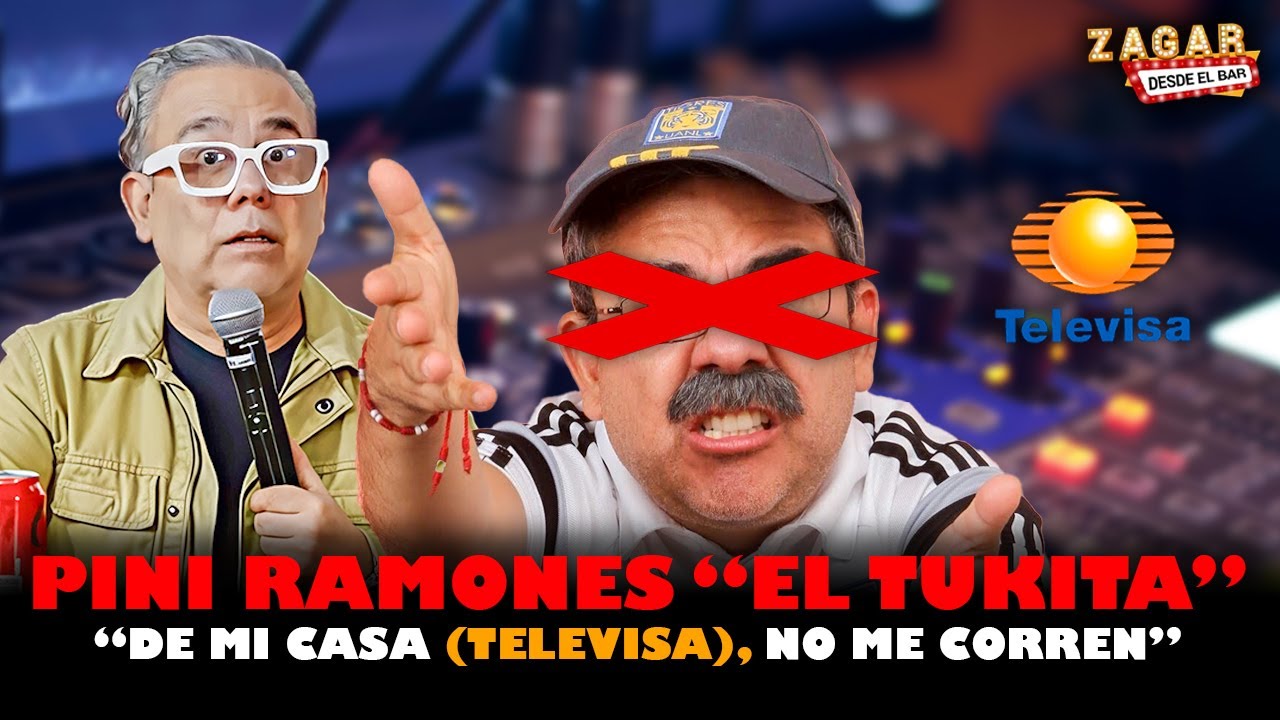 ASÍ CORRIERON AL PINI RAMONES DE TELEVISA
