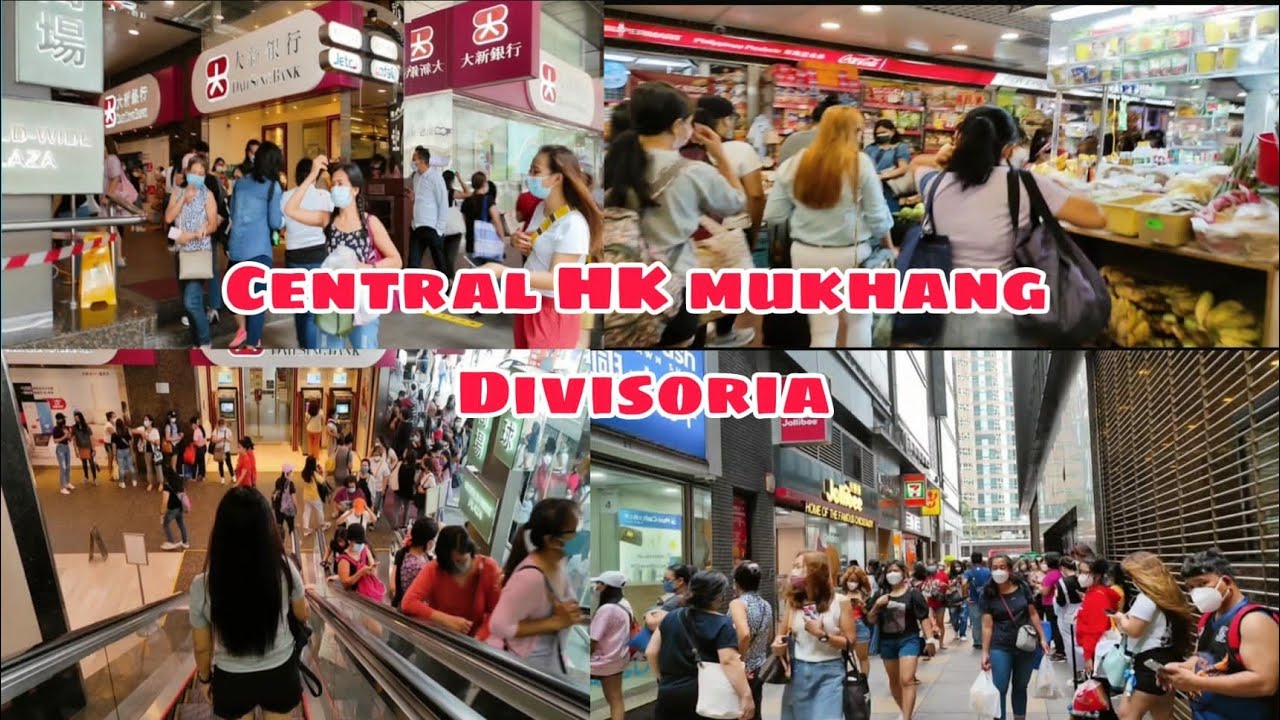 CENTRAL HK LOOKS LIKE DIVISORIA DURING STATUTORY HOLIDAYS - YouTube