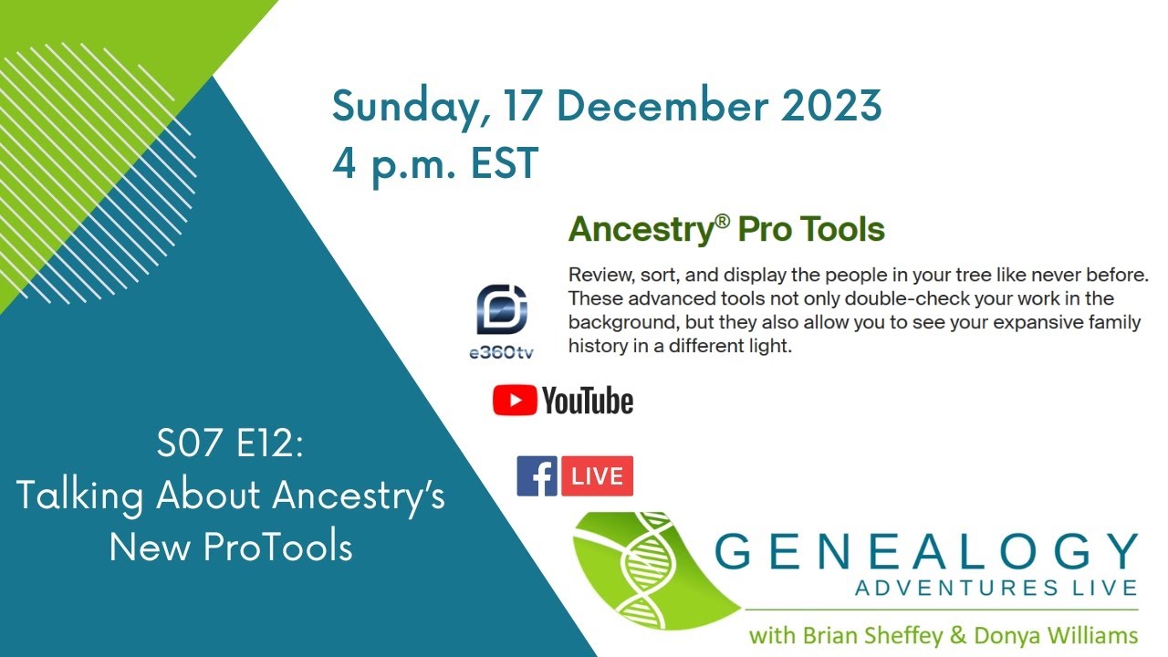 S07 E12: Ancestry Pro Tools - YouTube