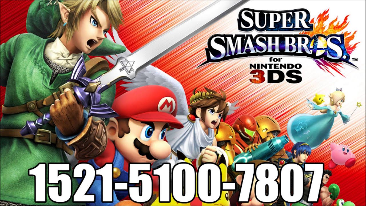 CODIGO AMIGO / FRIEND CODE SUPER SMASH BROS 3DS - YouTube