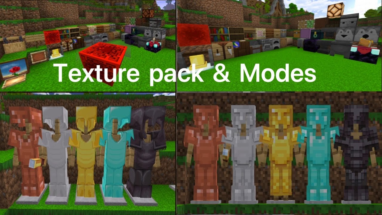 Minecraft shaders, texture and modes 🔥 - YouTube