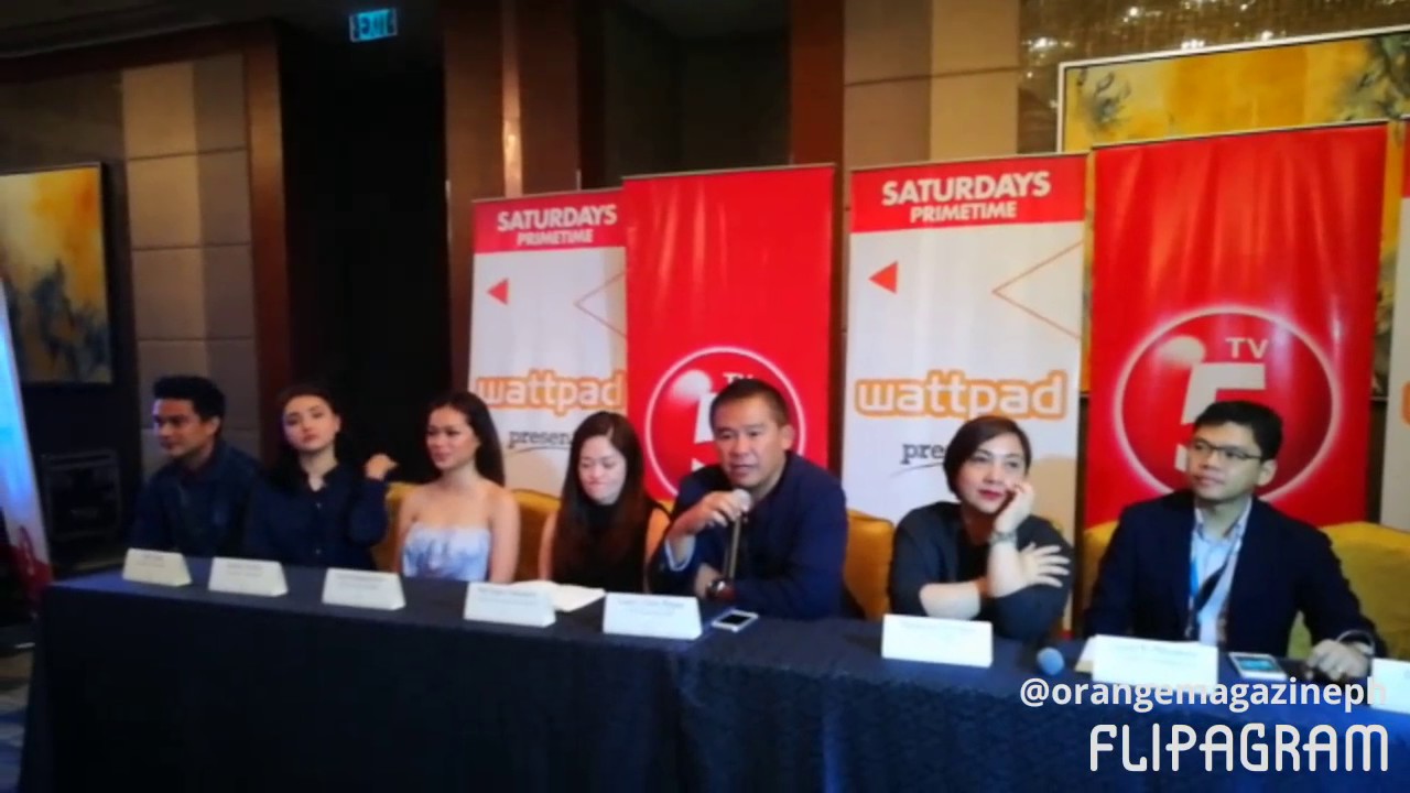 TV5 Wattpad Presents... "Destined" presscon with Kate Alejandro, Sarah ...