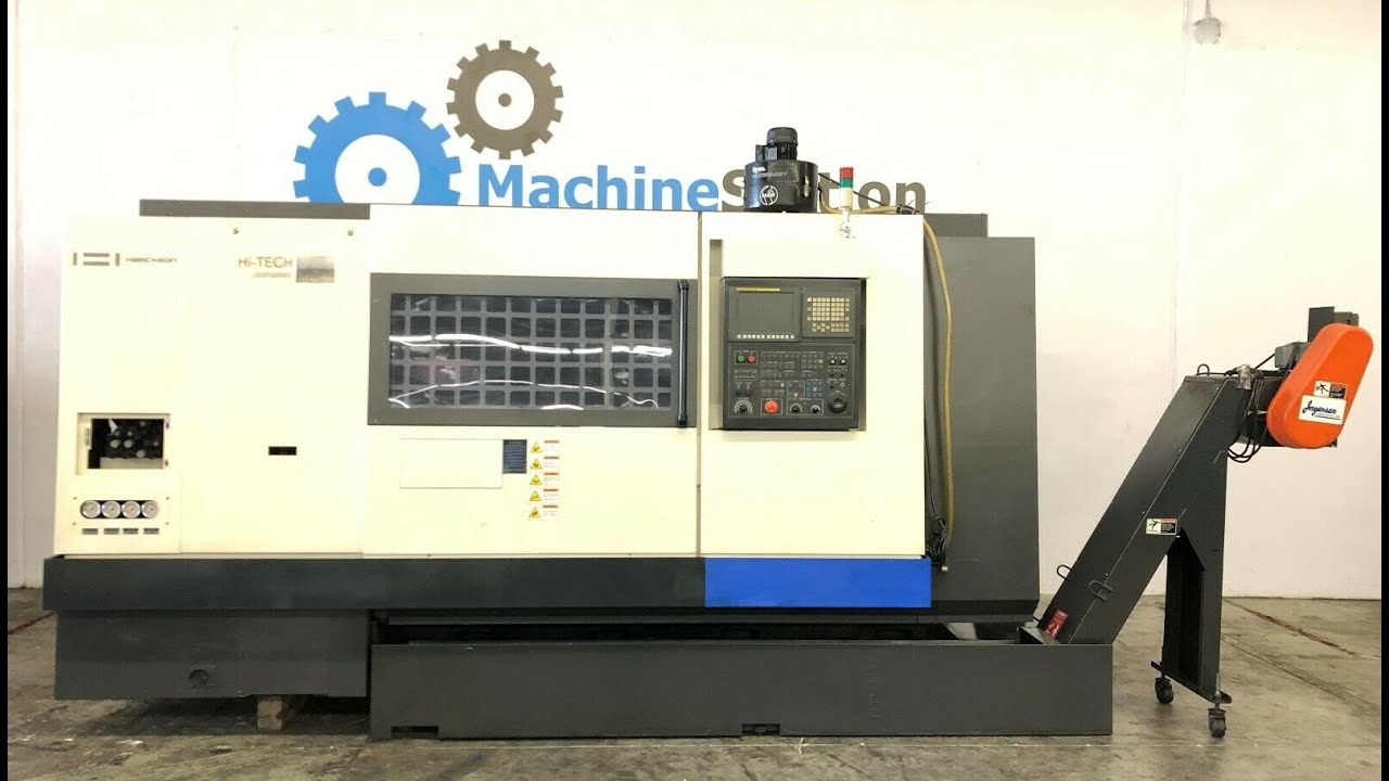 Hwacheon 300LMC CNC Turning Long Bed Lathe 12″ Chuck, C Axis, Live Tool ...