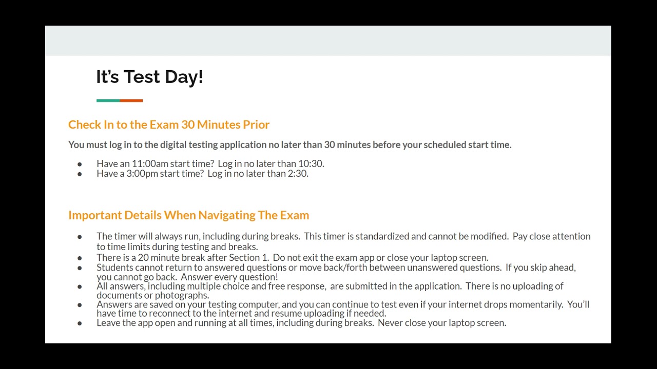 AP Digital Testing for Students - YouTube