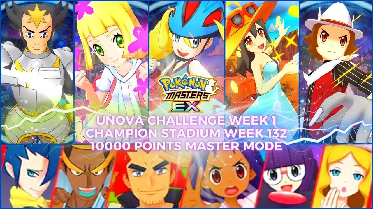 Pokémon Masters EX | 🏟 Unova Challenge Week 1 🏟 Champion Stadium Week ...
