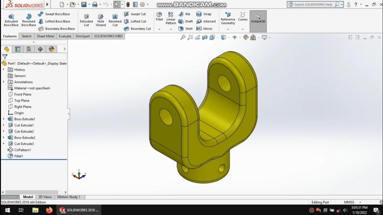 Solidworks Tutorial Part (sistem transmisi) || Untuk Pemula! - YouTube