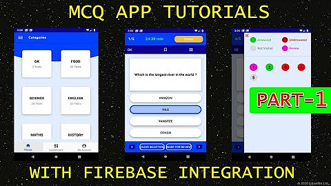 Quiz App in Android Studio using firebase - YouTube