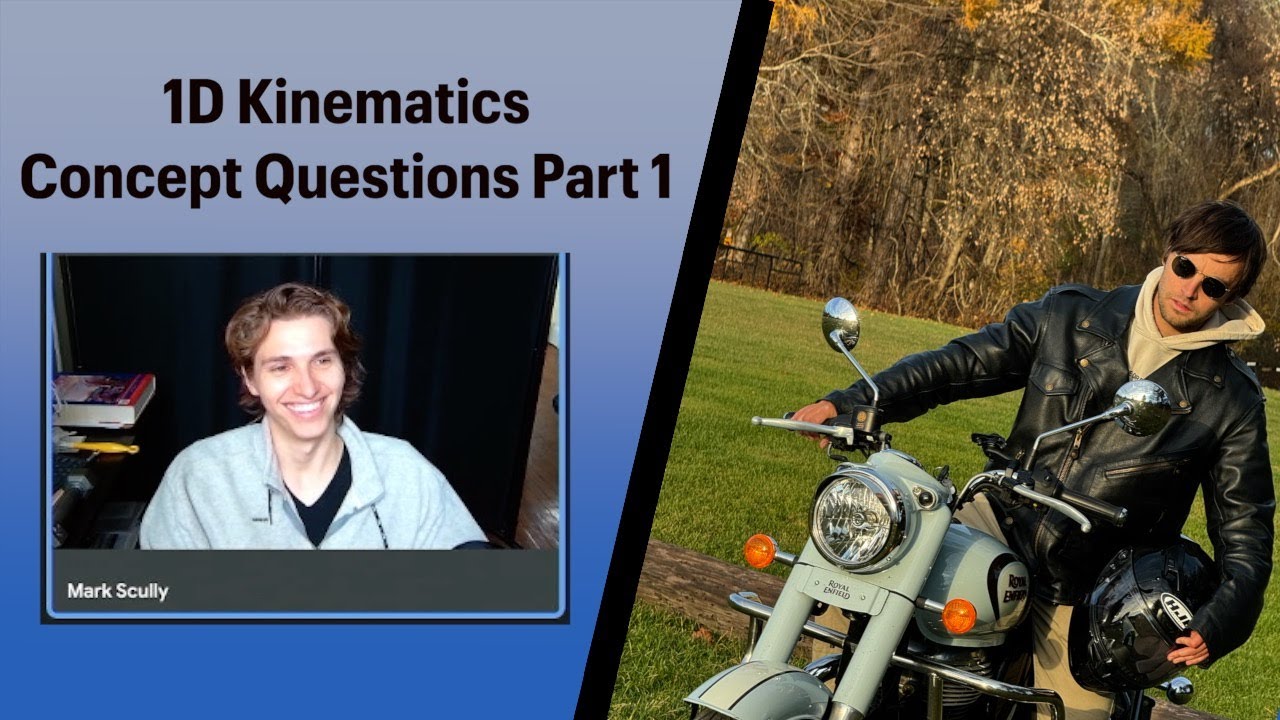 1D Kinematic Concept Questions Part 1 (Giancoli Chapter 2) #kinematics ...