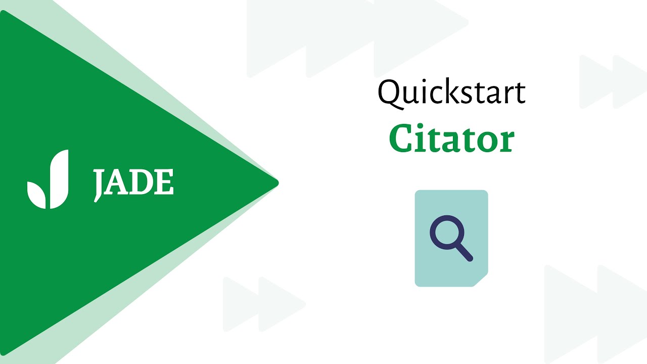 Quick Start - Citator - YouTube
